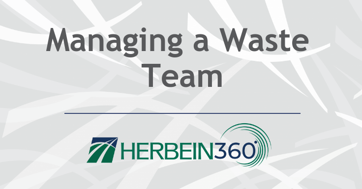 WEBINAR: Managing a Waste Team | PA NJ MD
